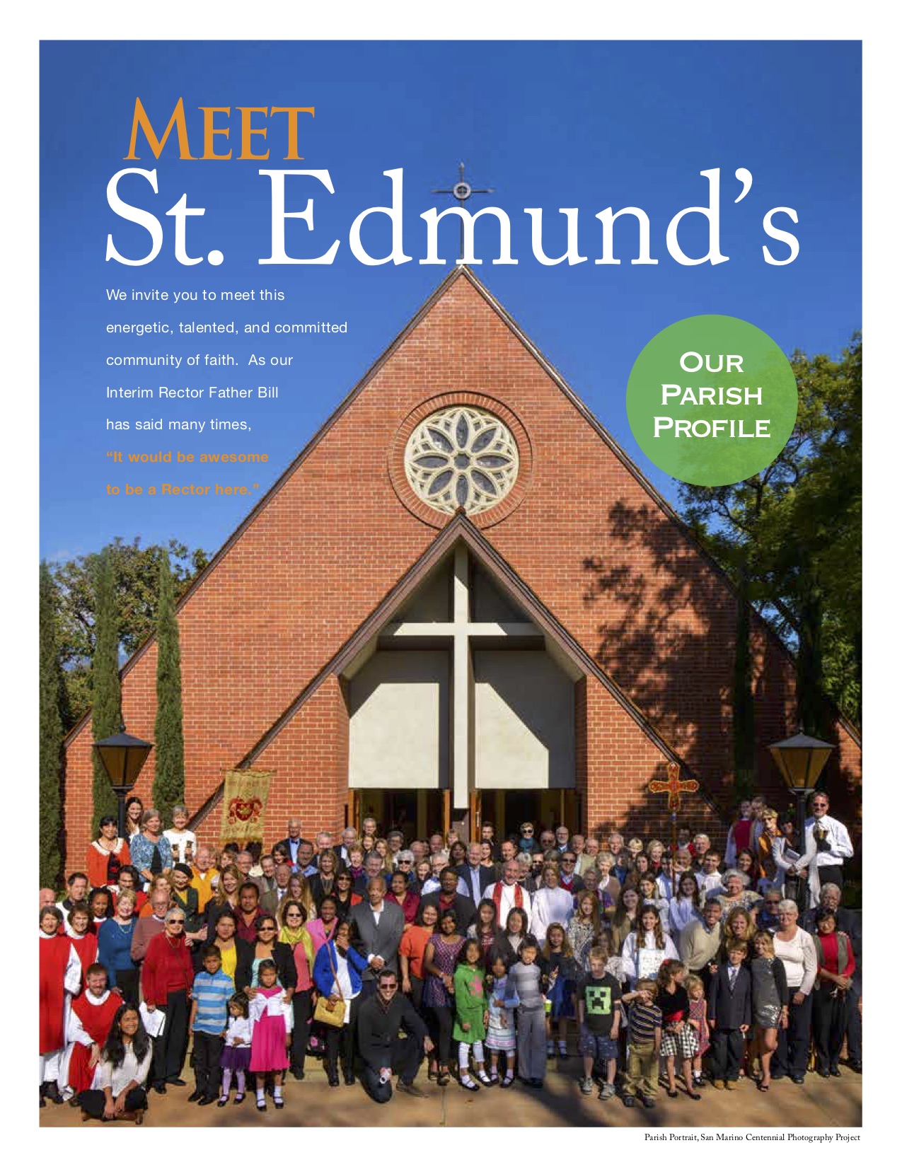 Parish Profile Cover - St. Edmund's Episcopal Church